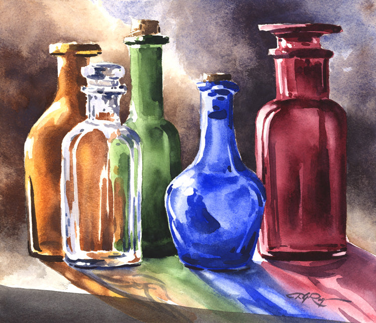 "Luminous Color - How to Paint Glass" Watercolor Mastery Workshop ...