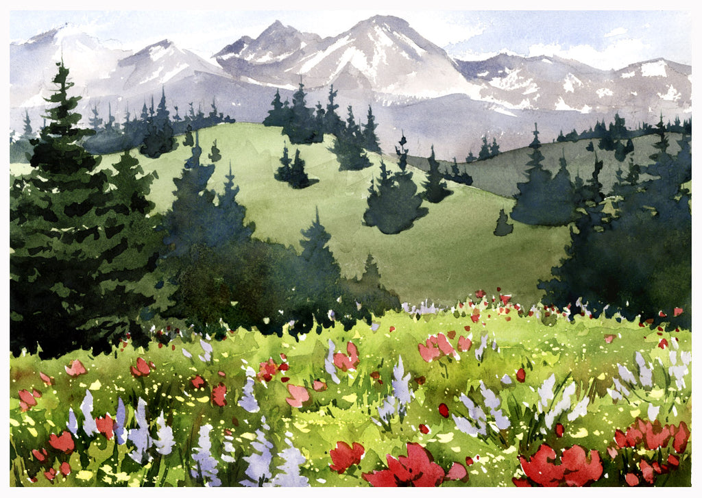 "Spring Celebration" Watercolor Mastery Workshop – djrogersart.com